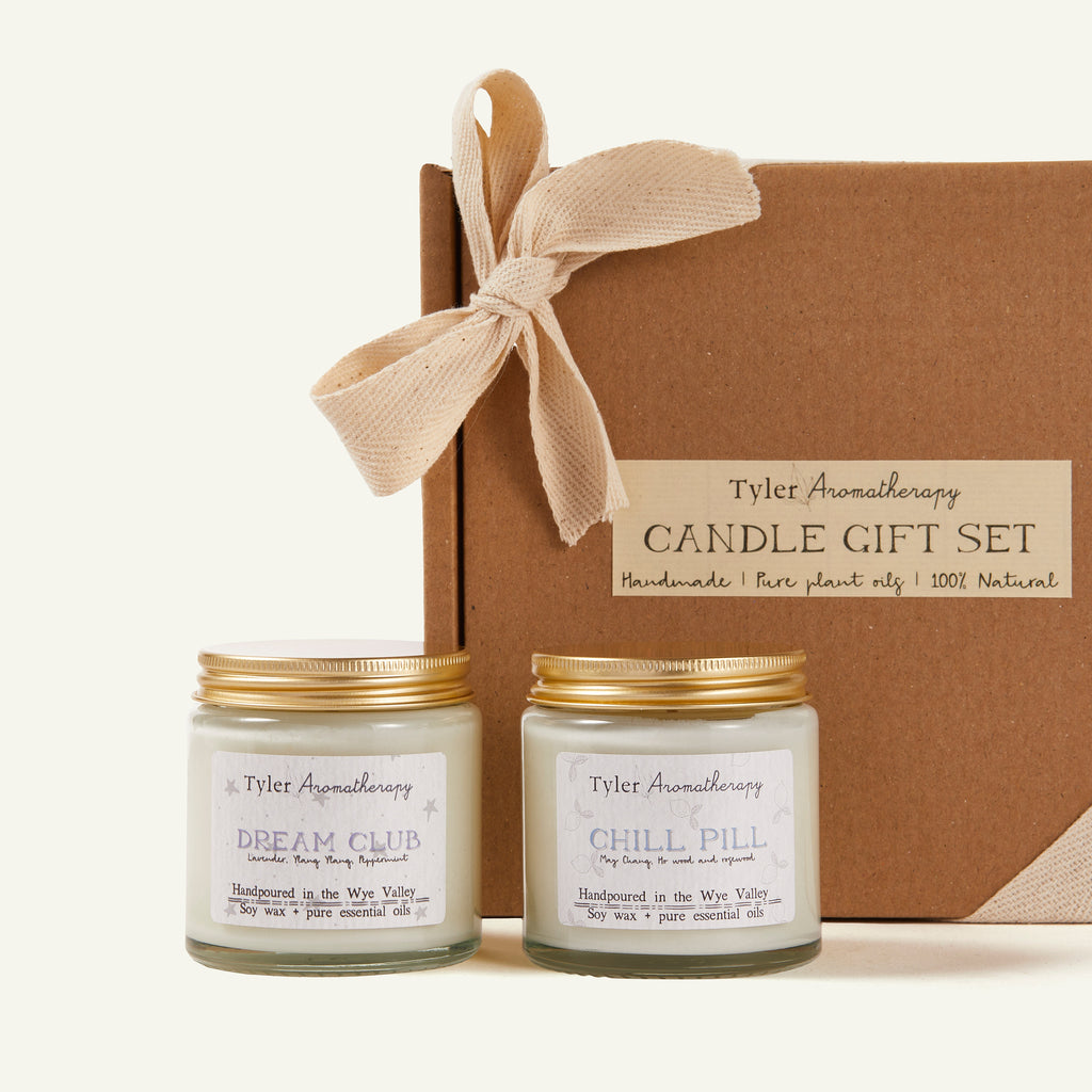 Calming candle gift set - self care gift – Tyler Aromatherapy Ltd