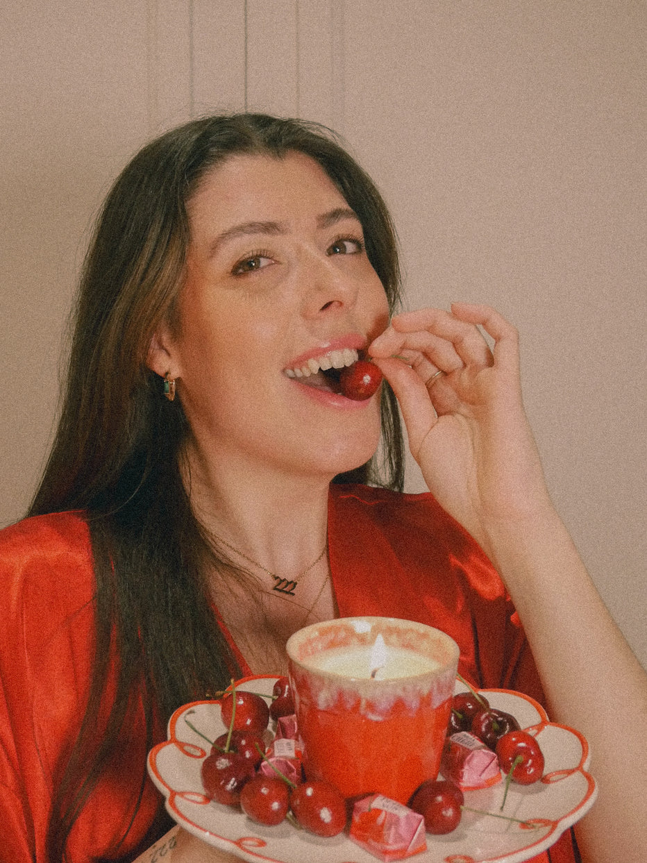 Mon Chéri Cherry Coffee Cup Candle – Tyler Aromatherapy Ltd