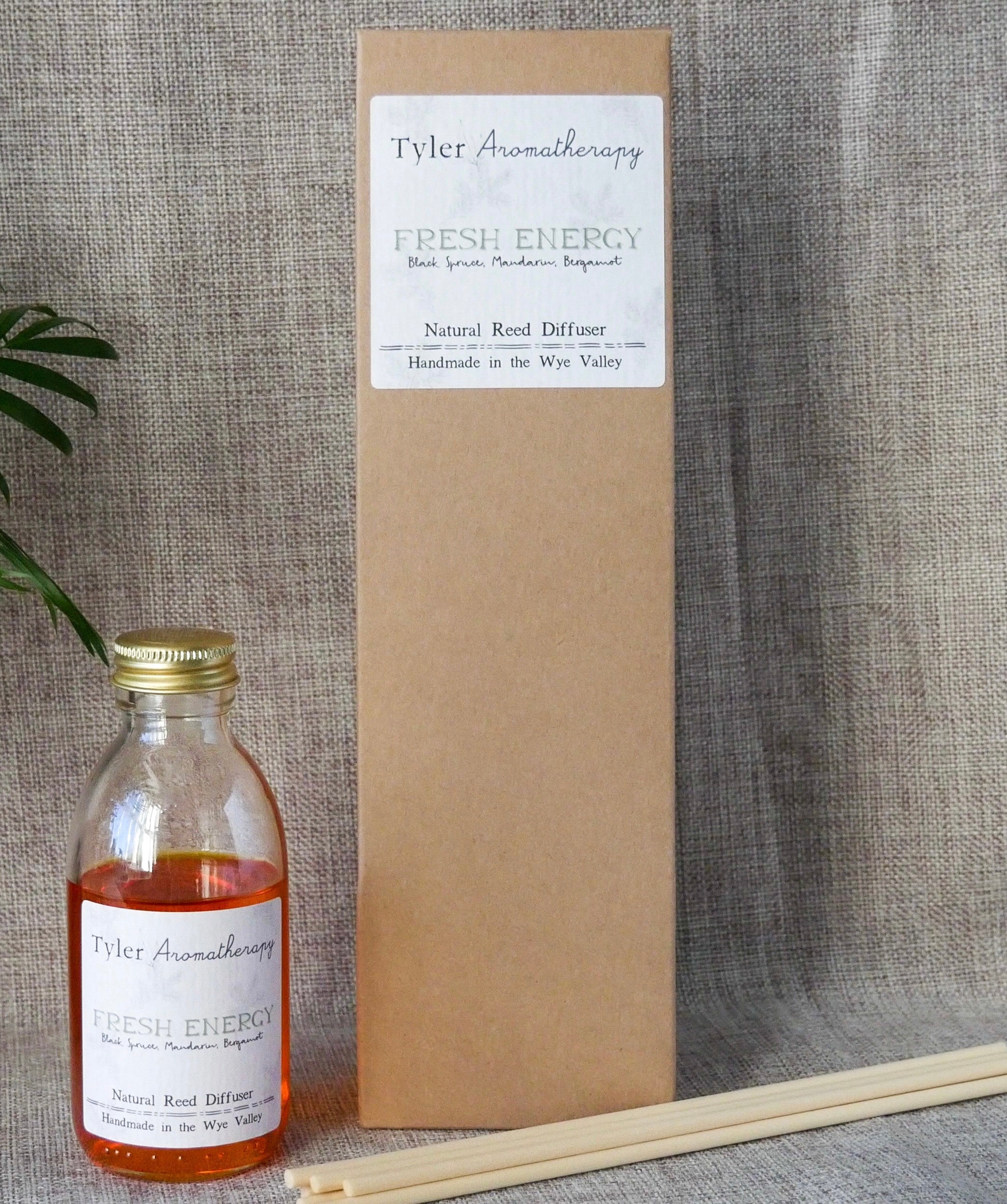 Fresh energy mood diffuser - Energising Scent – Tyler Aromatherapy Ltd