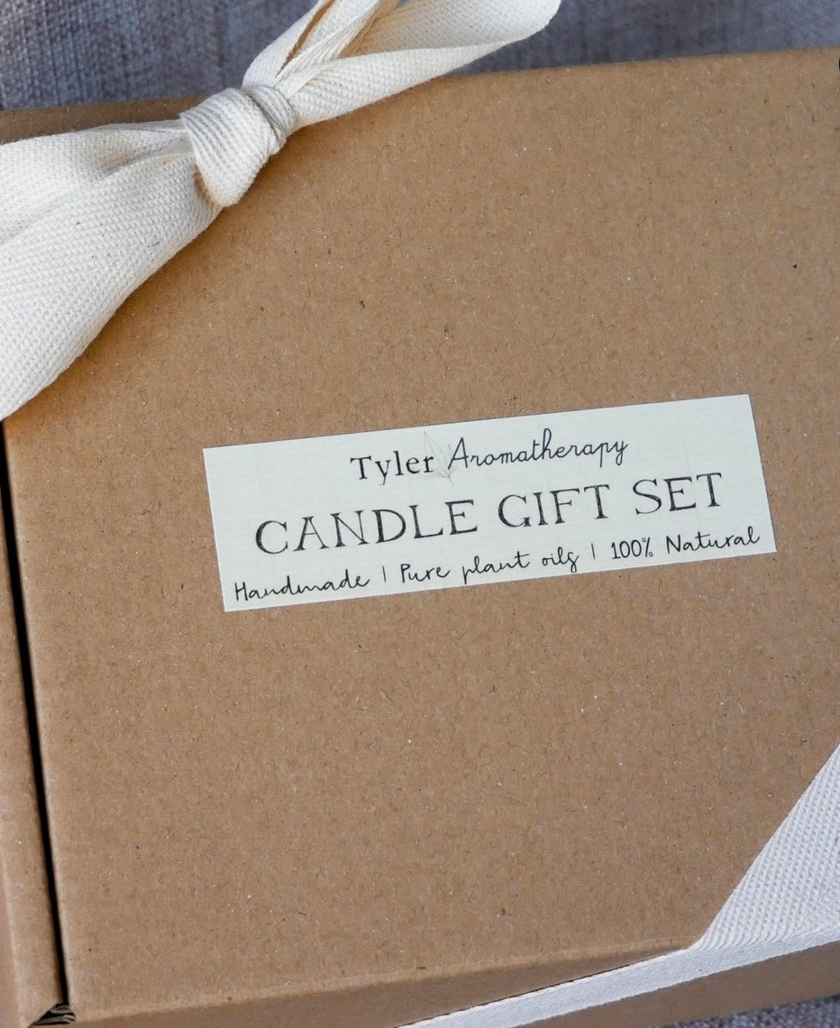 Energising candle gift set - mood boosting scents – Tyler Aromatherapy Ltd